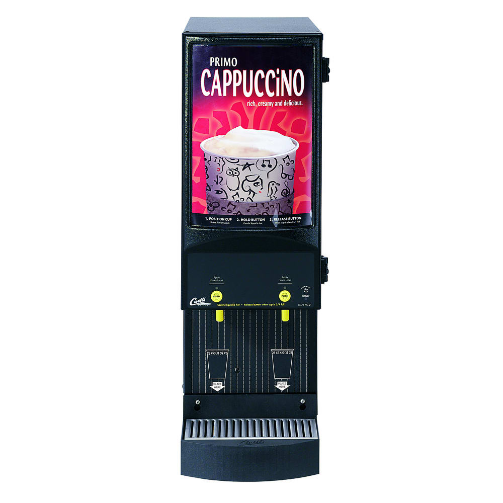 Curtis CAFEPC2CS10000 Cappuccino Machine w/ (2) 4 lb Hopper & (2 ...