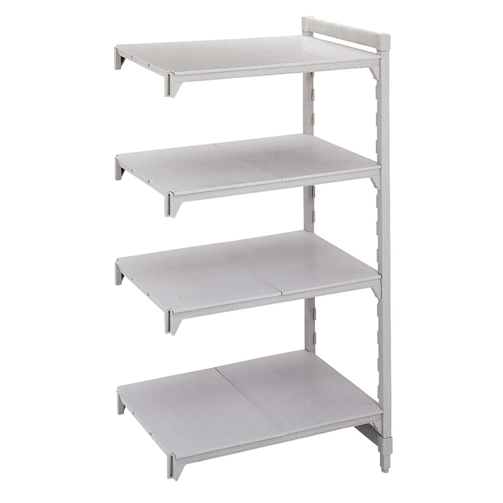 Cambro CPA187272S4PKG 72" NSF 4-Tier Heavy-Duty Plastic Shelving Unit ...