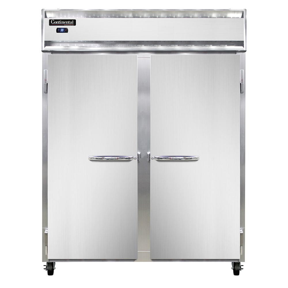 Continental 2RE 57" Two Section Reach In Refrigerator, (2) Left/Right ...