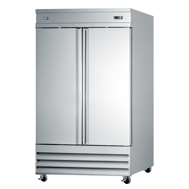 Summit SCRR491 54" Two Section Reach In Refrigerator, (2) Left/Right ...