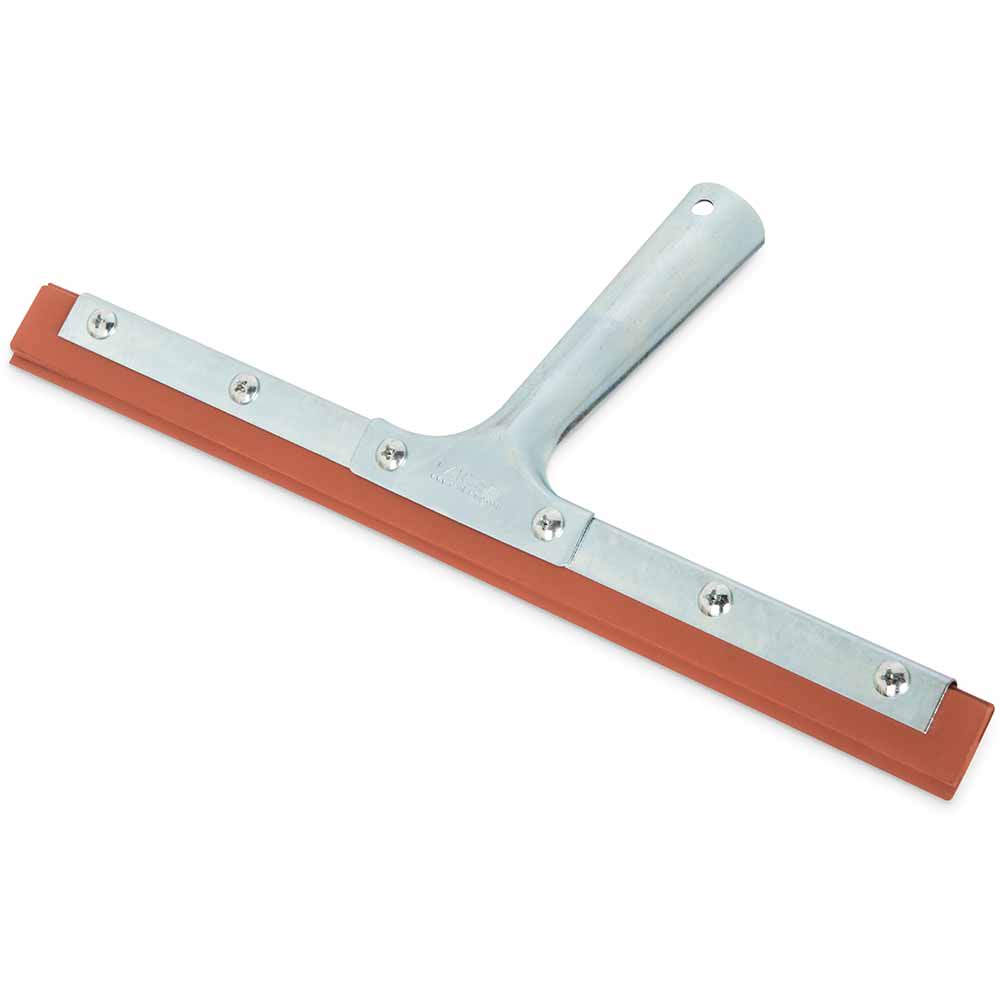 Carlisle 12" Hand Held Window Squeegee - Double Blade, Zinc Plated ...
