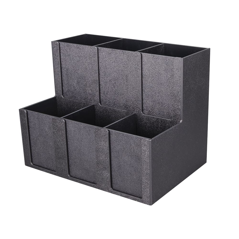 Dispense-Rite MCD-6BT 6 Section Organizer w/ Removable Dividers, 11 3/4 ...
