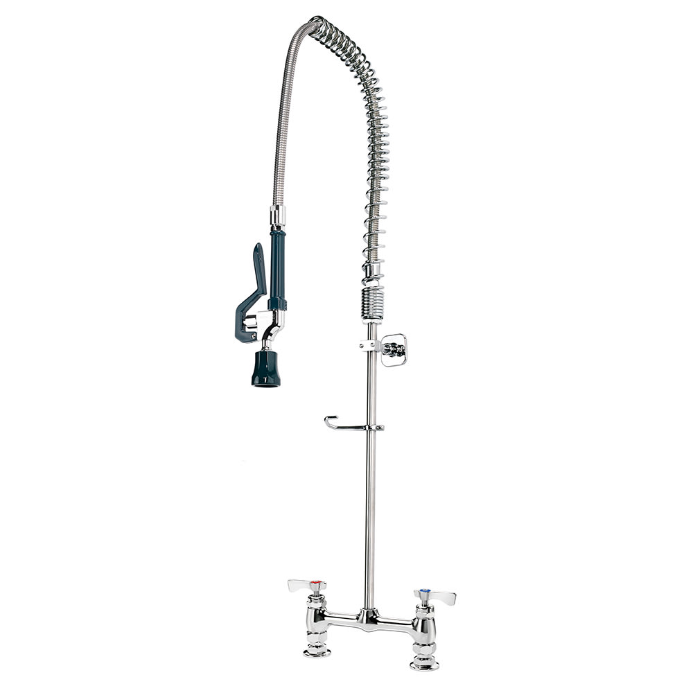 Krowne 17-208WL 38"H Deck Mount Pre Rinse Faucet - 1 1/5 GPM, Base with ...