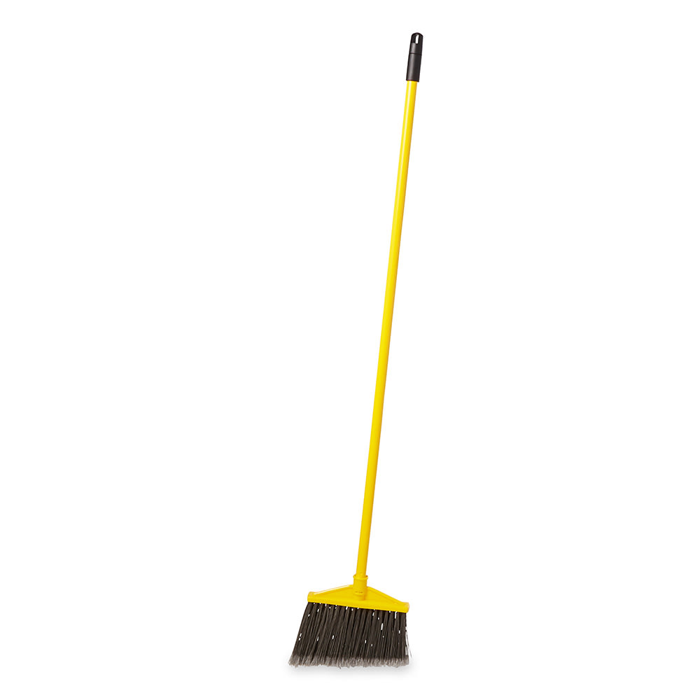 Rubbermaid FG637500GRAY 56"L BRUTE® Lobby Broom w/ Angle Bristles ...