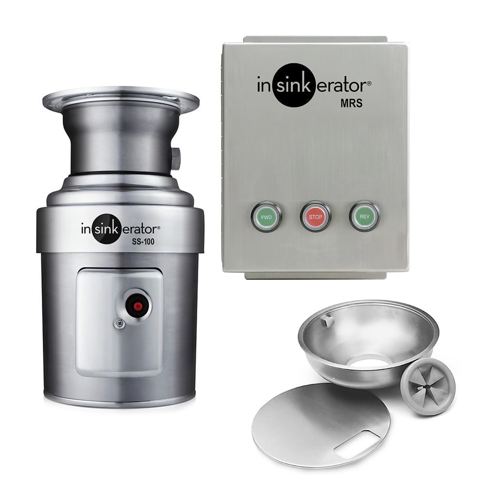 InSinkErator SS-100-12A-MRS Disposer Pack w/ 12 in Bowl & Cover ...