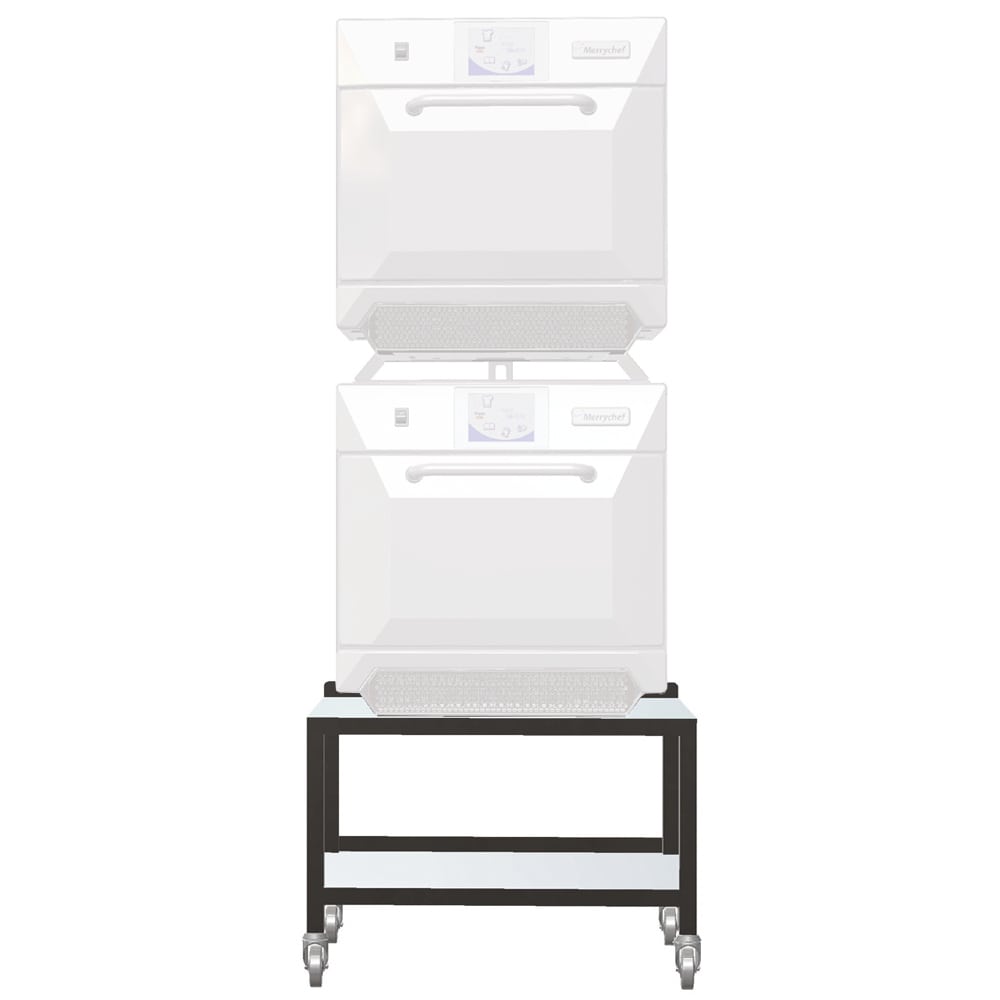 Merrychef STACK19 19" Single Oven Cart w/ Heavy-Duty Stem Casters, For ...