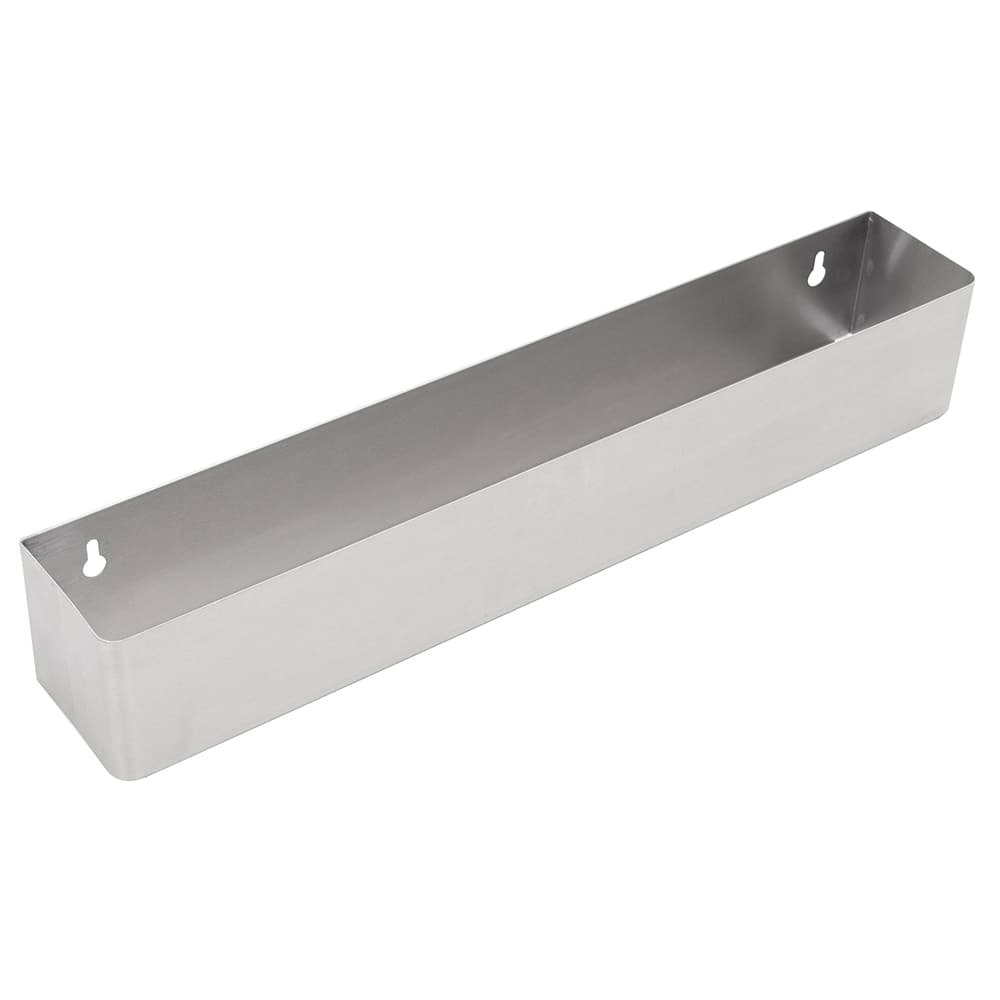 John Boos EUBSR-24 Underbar Speed Rails, 18 ga Stainless, 4 x 24 x 4"