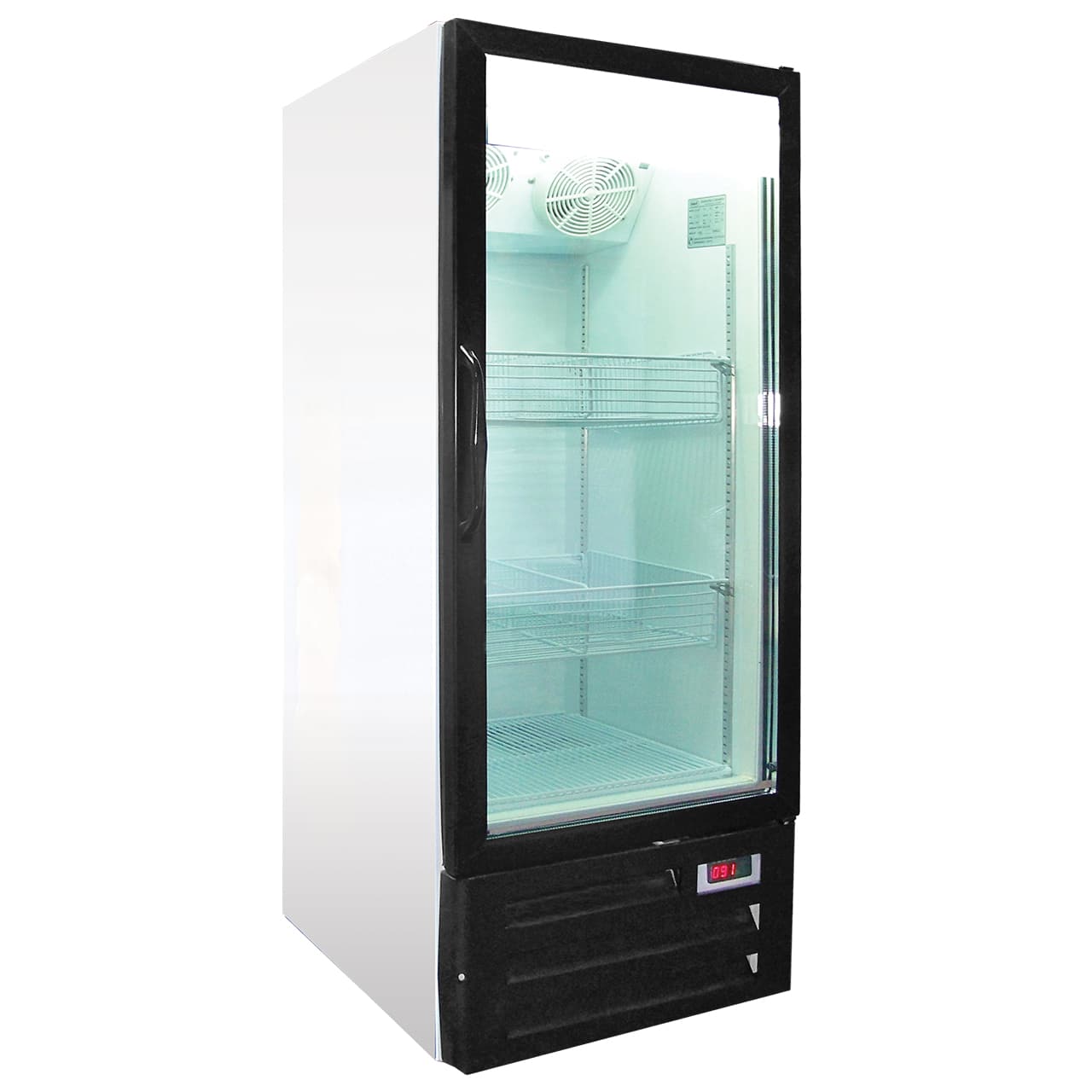 Excellence Industries 23 3/4" One Section Display Freezer w/ Swing Door ...