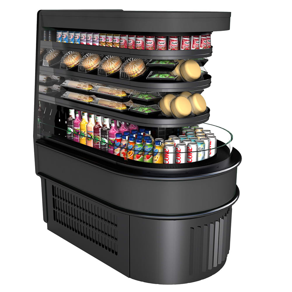 Structural Concepts FSE45R 37" Vertical End Cap Open Air Cooler w/ (4 ...