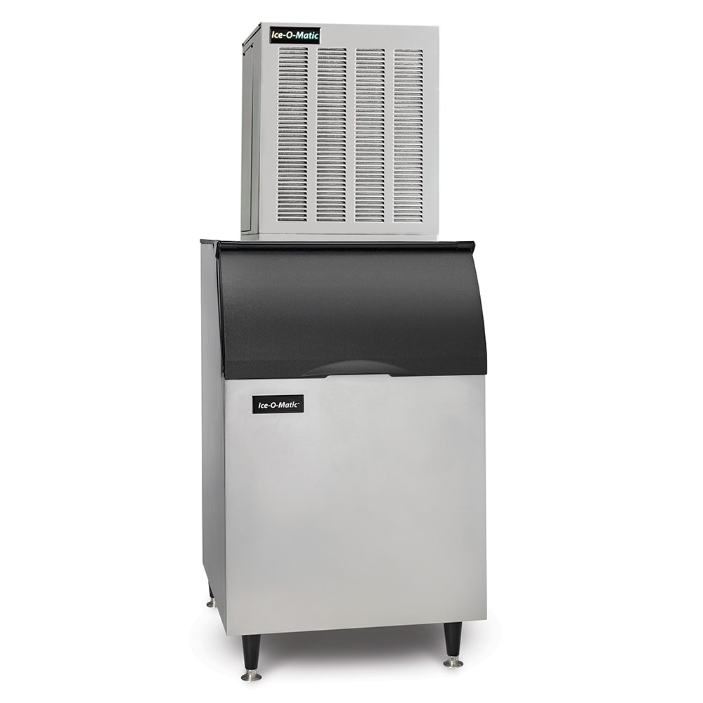 Ice-O-Matic MFI0800A/B55PS/KBT19 900 lb Flake Ice Machine w/ Bin - 510 ...