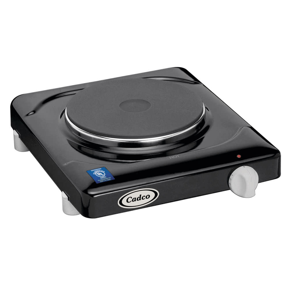 Cadco KR-1 11 1/2" Electric Hotplate w/ (1) Burner & Infinite Controls ...