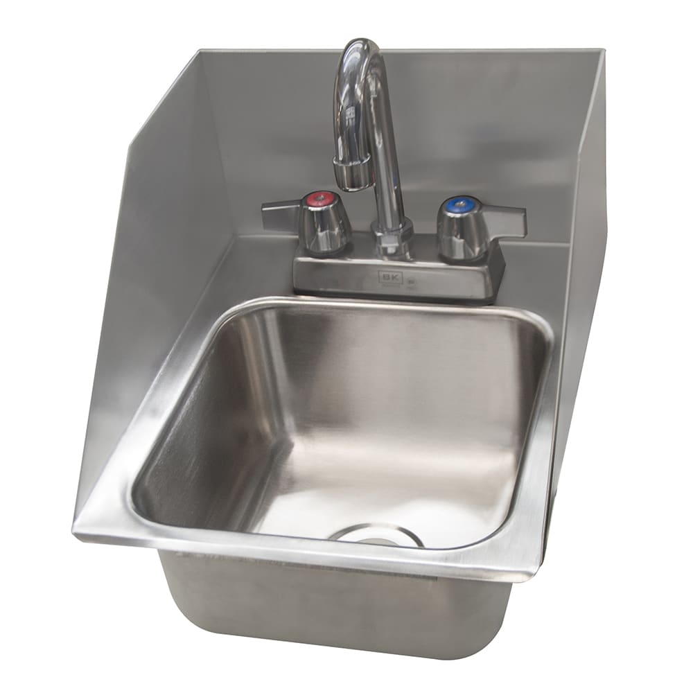BK Resources DDI-0909524S-P-G (1) Compartment Drop-in Sink - 9" x 9 ...