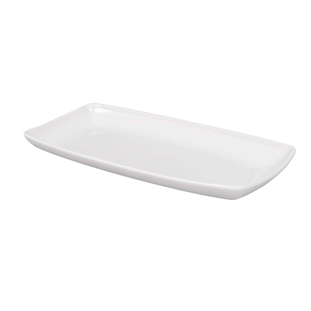 Churchill 14" x 7 1/4" Rectangular X Squared Plate - Ceramic, White ...