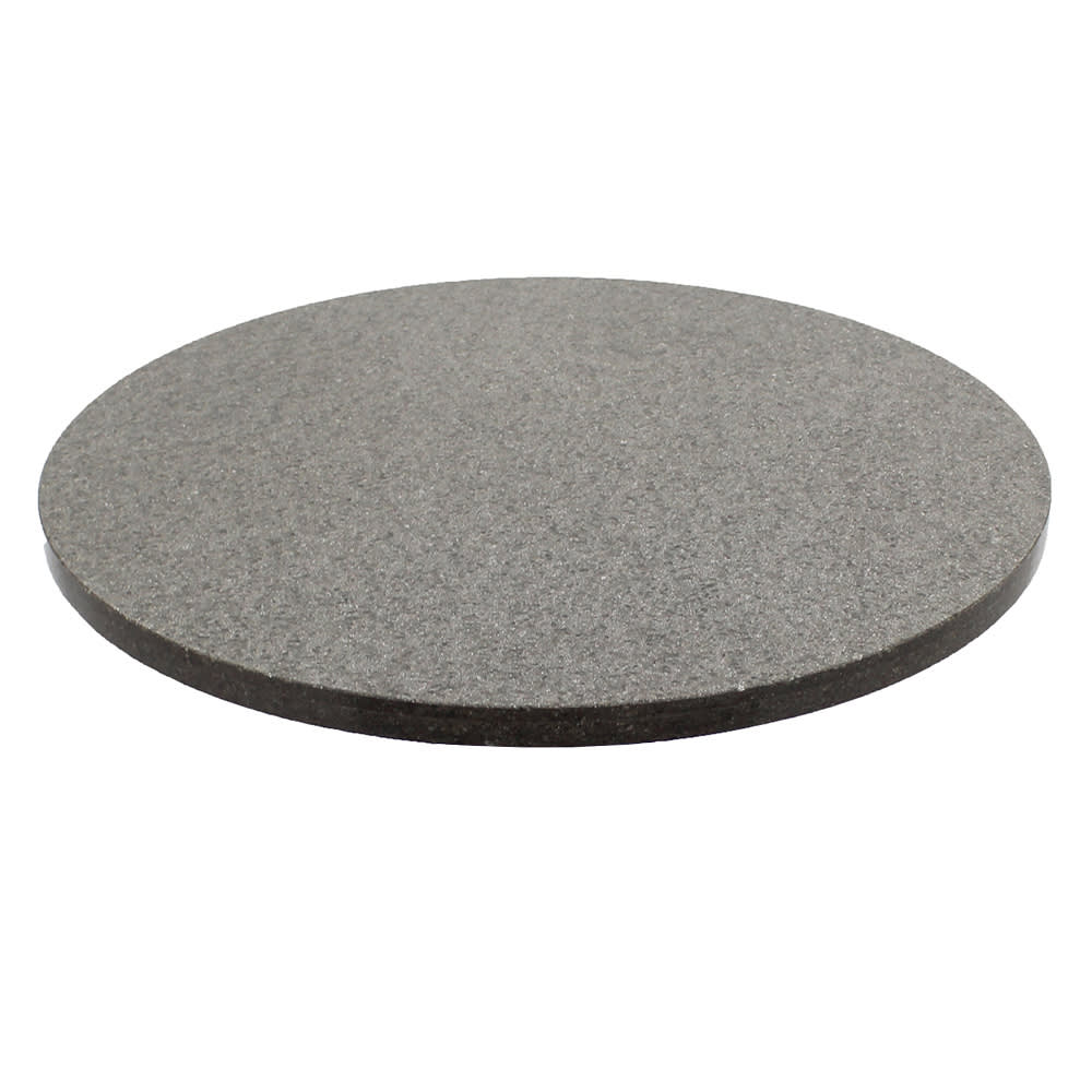 Art Marble 30" Round Quartz Table Top - Indoor/Outdoor, Storm Gray ...
