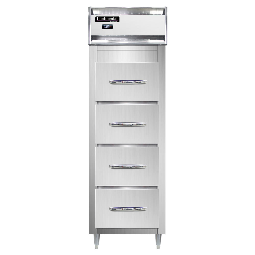 Continental D1RSNSS-F 26" Poultry & Fish File Refrigerator w/ (1 ...