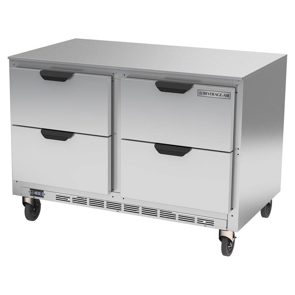 Beverage-Air UCFD48AHC-4 48" W Undercounter Freezer w/ (2) Section & (4 ...