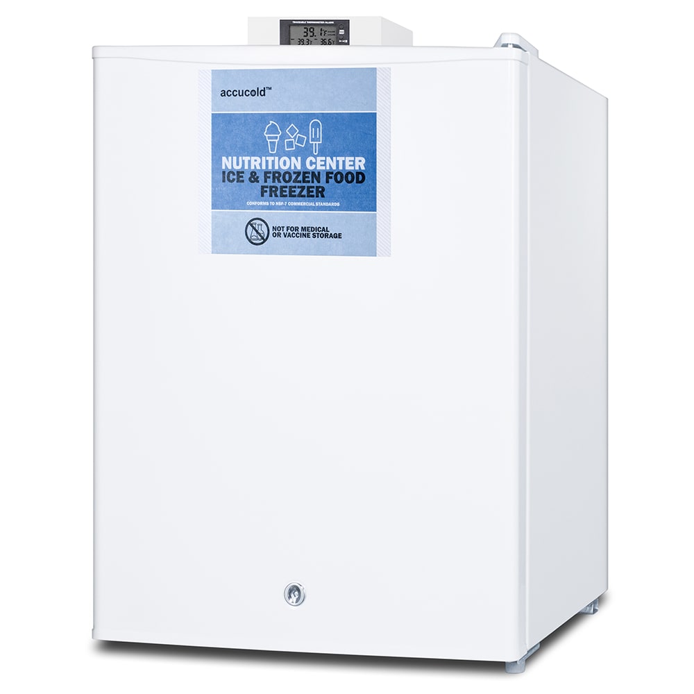 Accucold 18 1/2" W Undercounter Freezer w/ (1) Section (1) Door, 115v ...