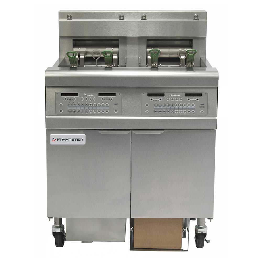 Frymaster FPEL214CA Electric Fryer - (2) 30 lb Vats, Floor Model, 208v/3ph