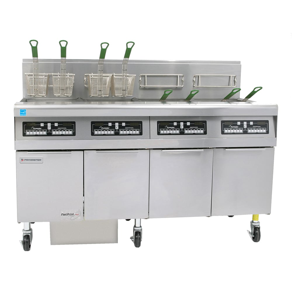 Frymaster FPPH455 Gas Fryer - (4) 50 lb Vats, Floor Model, Natural Gas