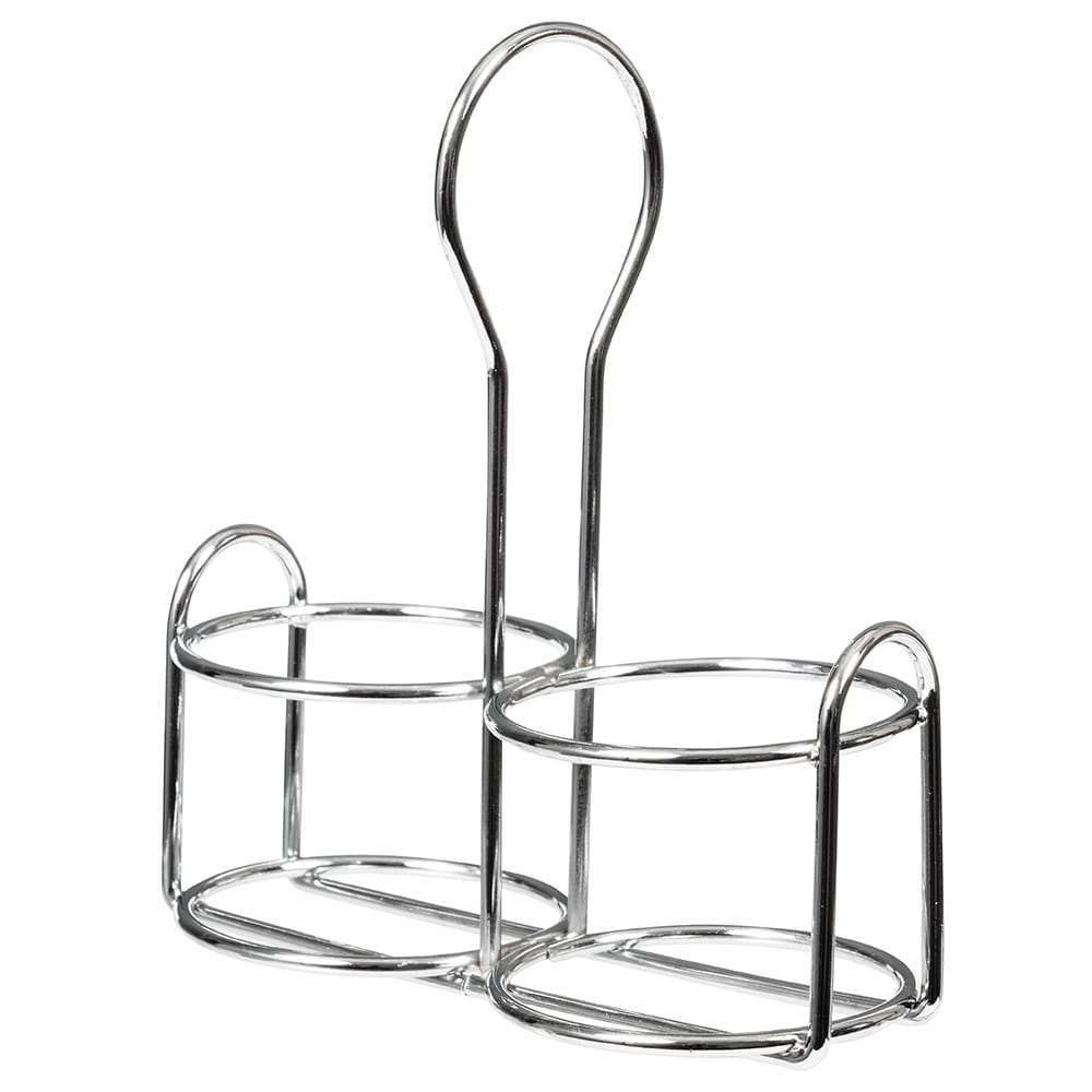 American Metalcraft MCADDY 2 Compartment Oval Condiment Caddy ...