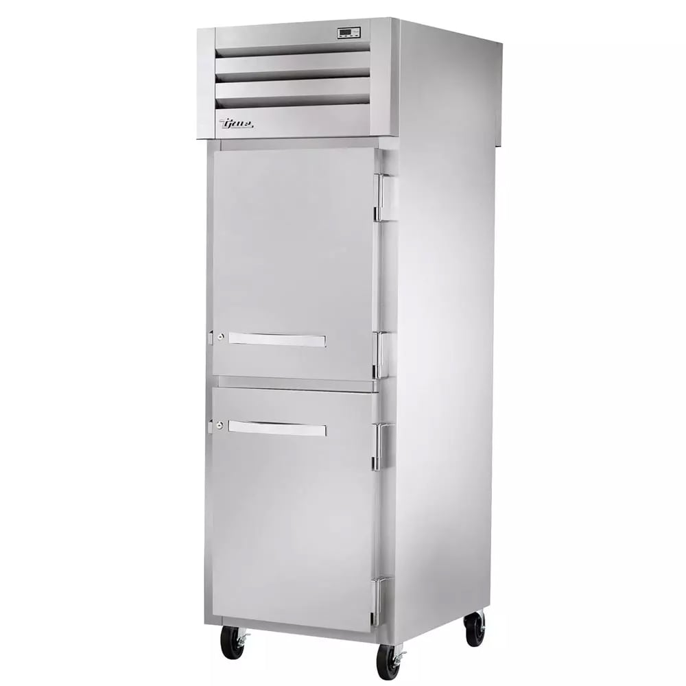 True STA1H-2HS Full Height Insulated Mobile Heated Cabinet w/ (3) Pan ...
