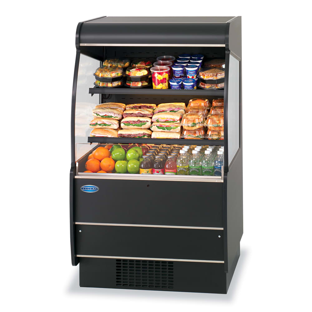 Federal RSSM360SC 36" Vertical Open Air Cooler w/ (3) Levels, 120/208 ...