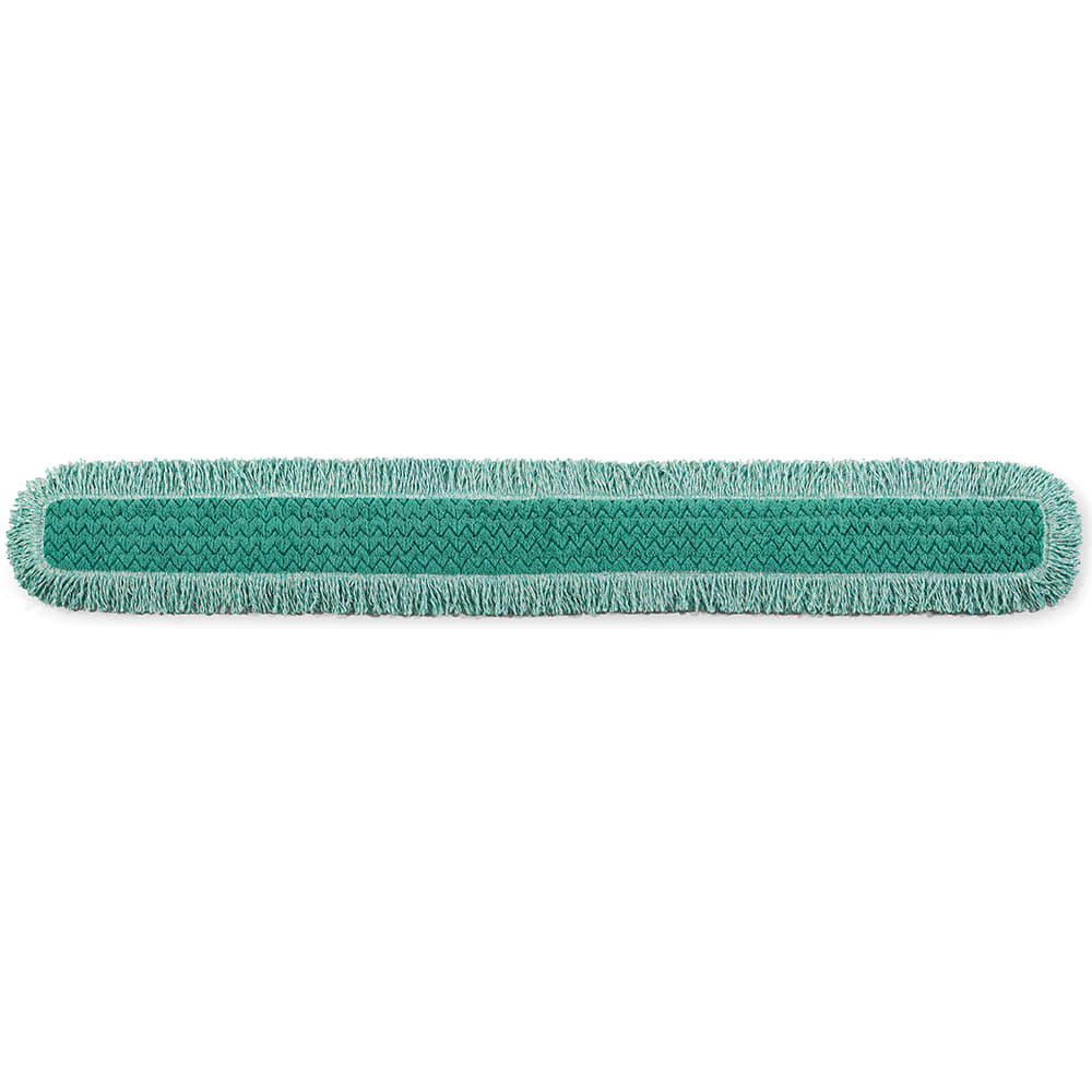 Rubbermaid FGQ46000GR00 60" Hygen Dust Pad with Fringe - Microfiber, Green