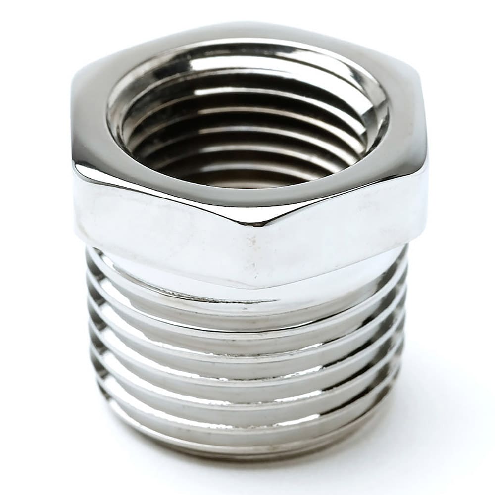 T&S 001359-40 Water Gun to Hose Reel Adapter, Chrome Plated