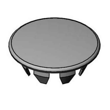 T&S 001605-45 Key Stop Cap, Polished Chrome Plated