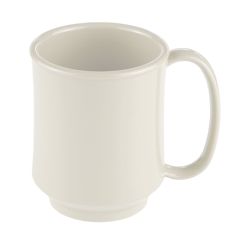 GET 8 oz Coffee Mug, Plastic, Ivory (SN-104-IV)
