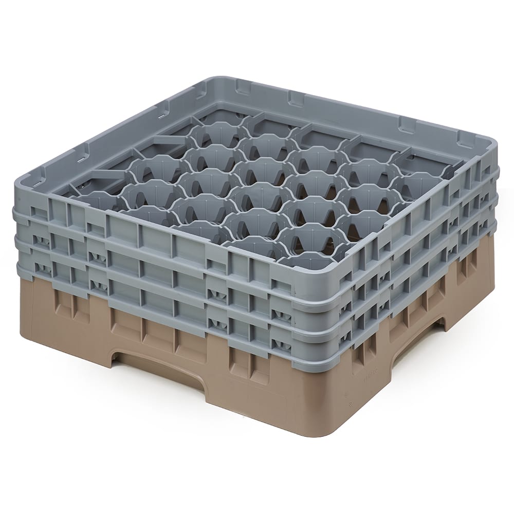 Cambro 30S638184 Camrack® Glass Rack w/ (30) Compartments - (3) Gray ...