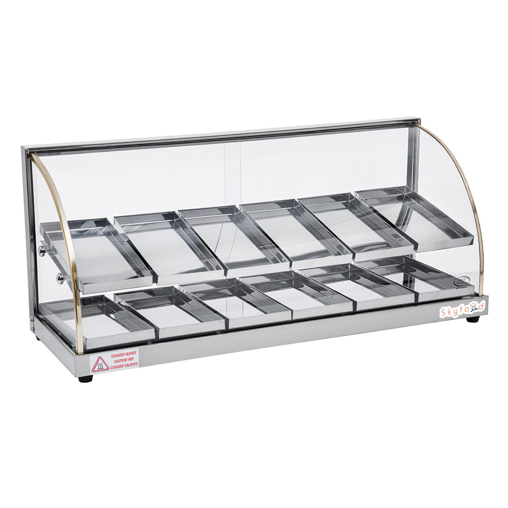 Skyfood FWDE2-37 36 5/8" Full Service Countertop Heated Display Case ...