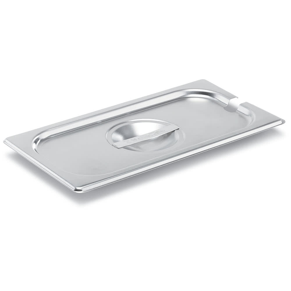 Vollrath 75230 Third-Size Steam Pan Cover, Stainless