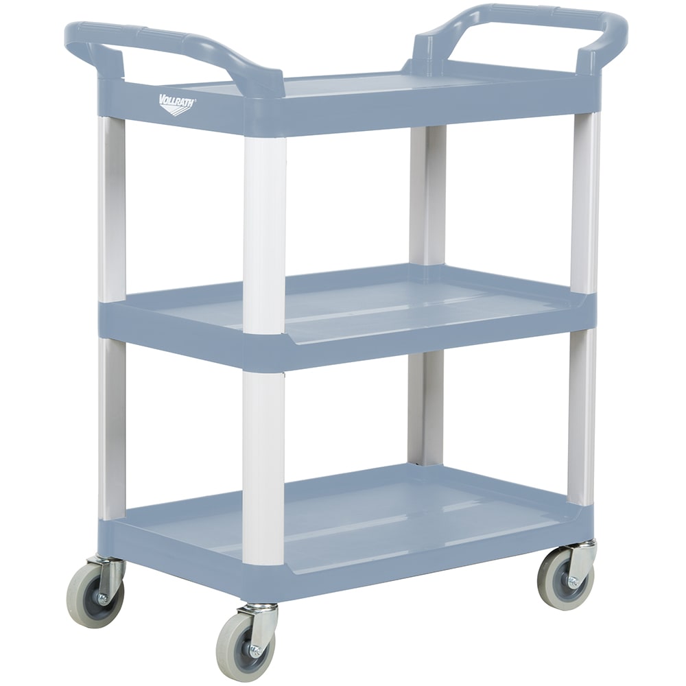 Vollrath 97004 3 Level Polymer Utility Cart w/ 300 lb Capacity, Raised ...