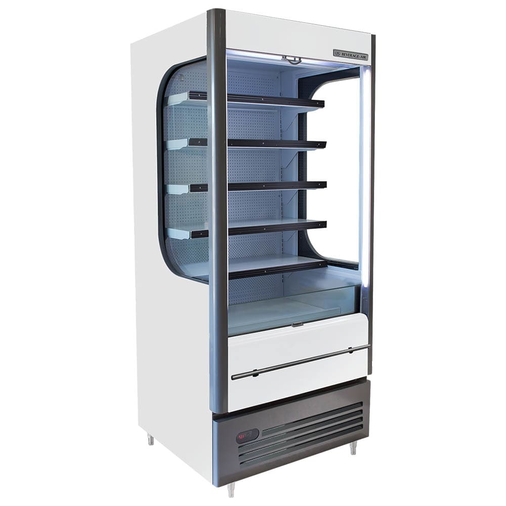 Beverage-Air VMHCSL-18-1-W 47 7/16" Vuemax™ Vertical Open Air Cooler w ...