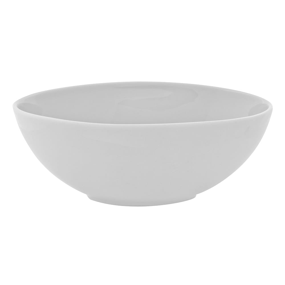 10 Strawberry Street 16 oz Oval Cereal Bowl - Porcelain, Royal White ...