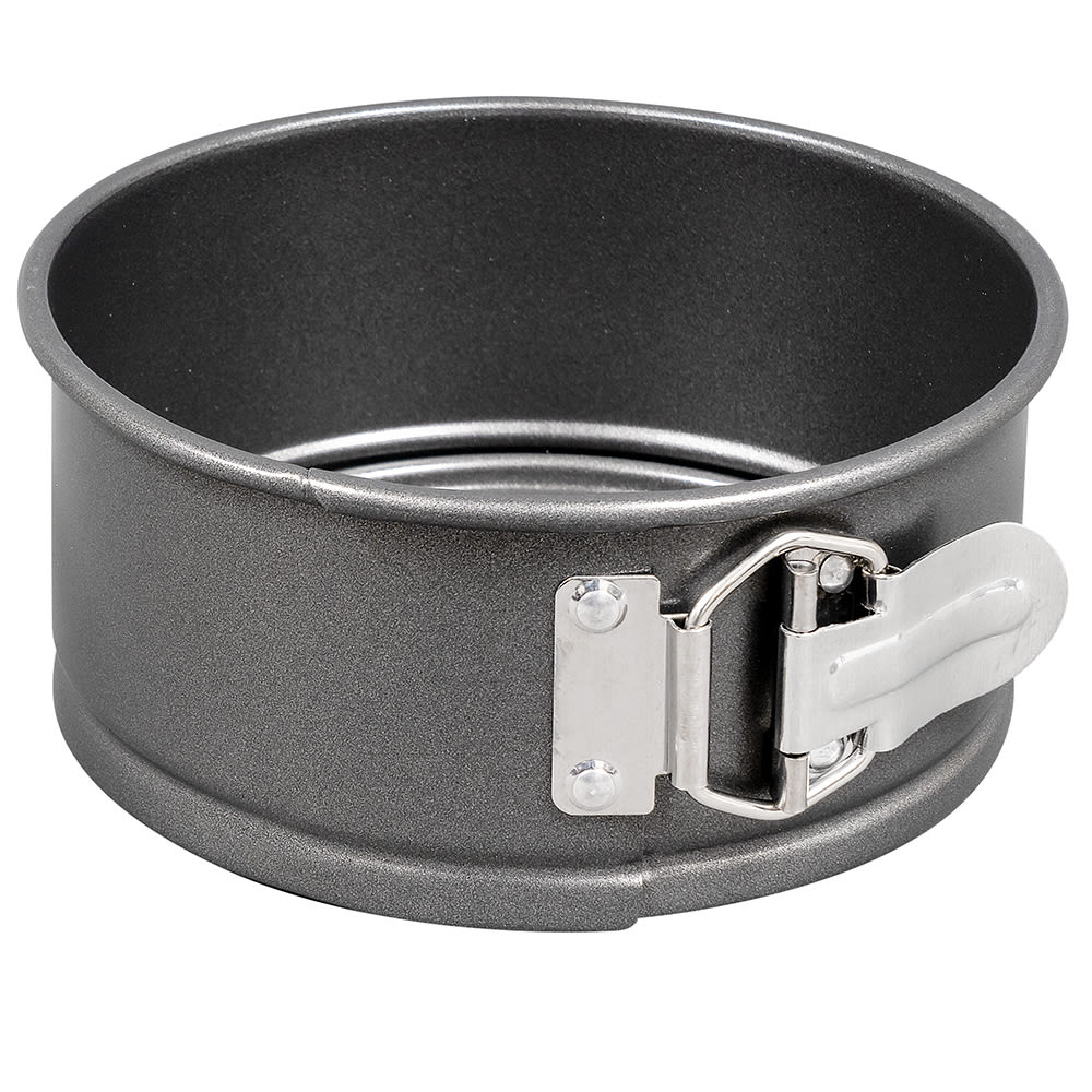 Winco HSP-063 6" Round Springform Pan - 2 3/4" Deep, Aluminized Steel