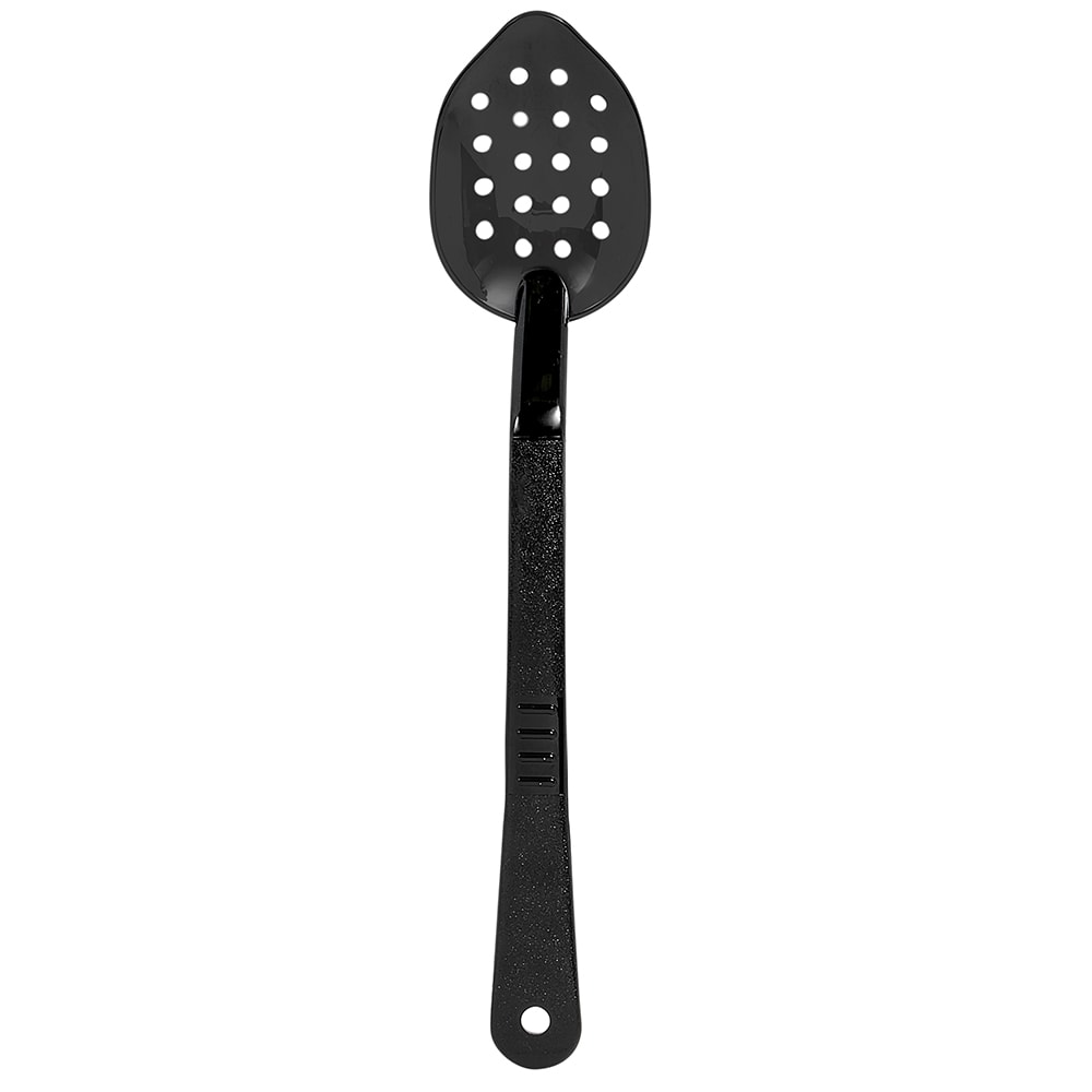 Carlisle 13" Perforated Serving Spoon - Plastic, Black (442603)