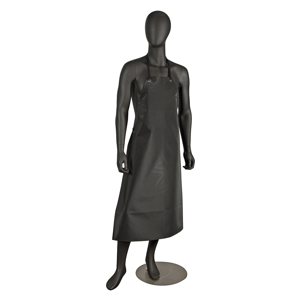 San Jamar 615NBA-BK Neoprene Bib Apron, 29" x 43", Heat / Fire / Cut ...