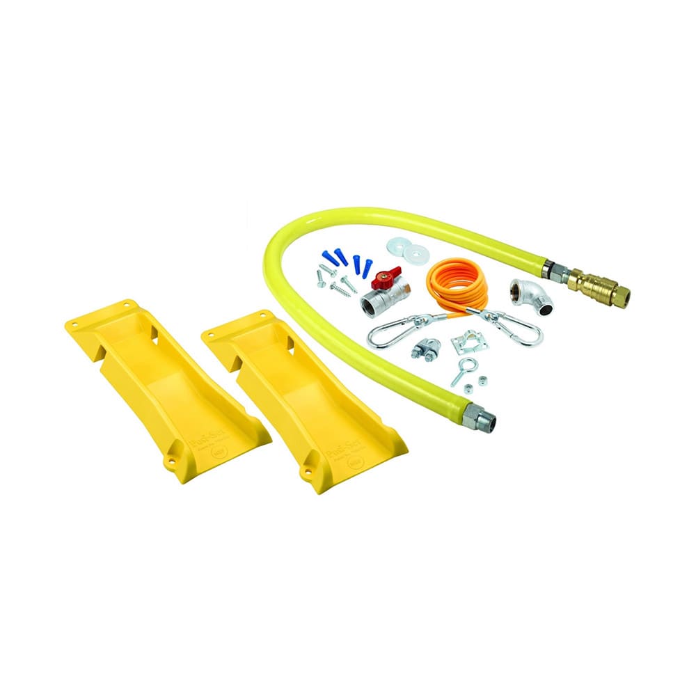 T&S HG-4D-36K-PS 36" Gas Connector Kit w/ Quick Disconnect - Stainless ...