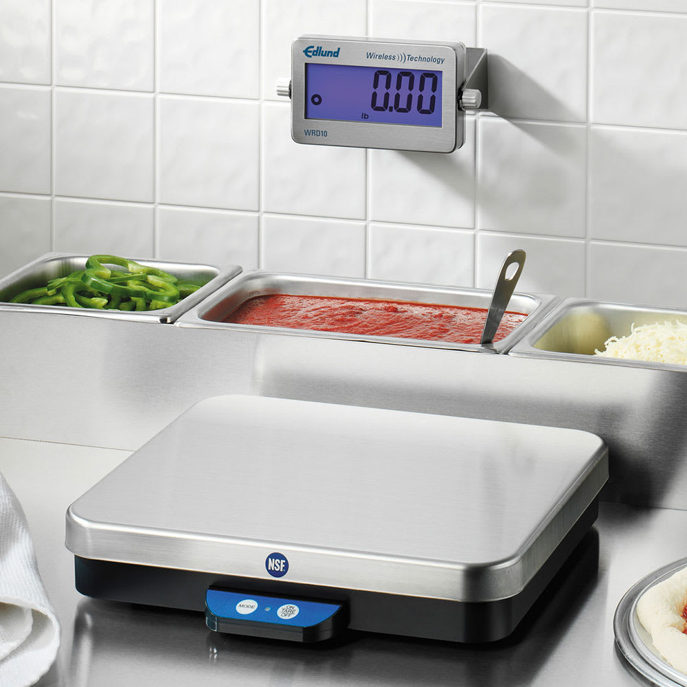 Edlund WRD-20 Wireless Remote Pizza Portion Scale, 20.0 lb. x 0.005 lb