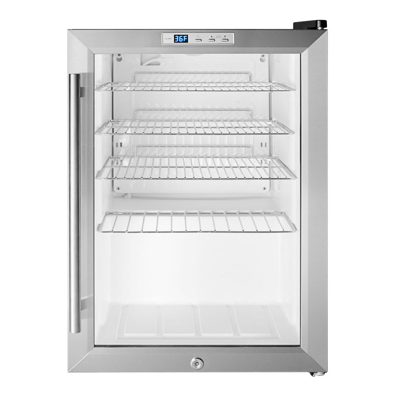 Summit SCR312L 17" Countertop Refrigerator w/ Front Access - Swing Door ...