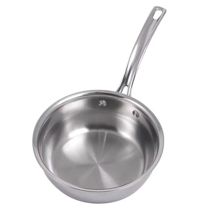 Spring USA 8166-60/18 7" Stainless Sauteuse Pan, Induction Ready