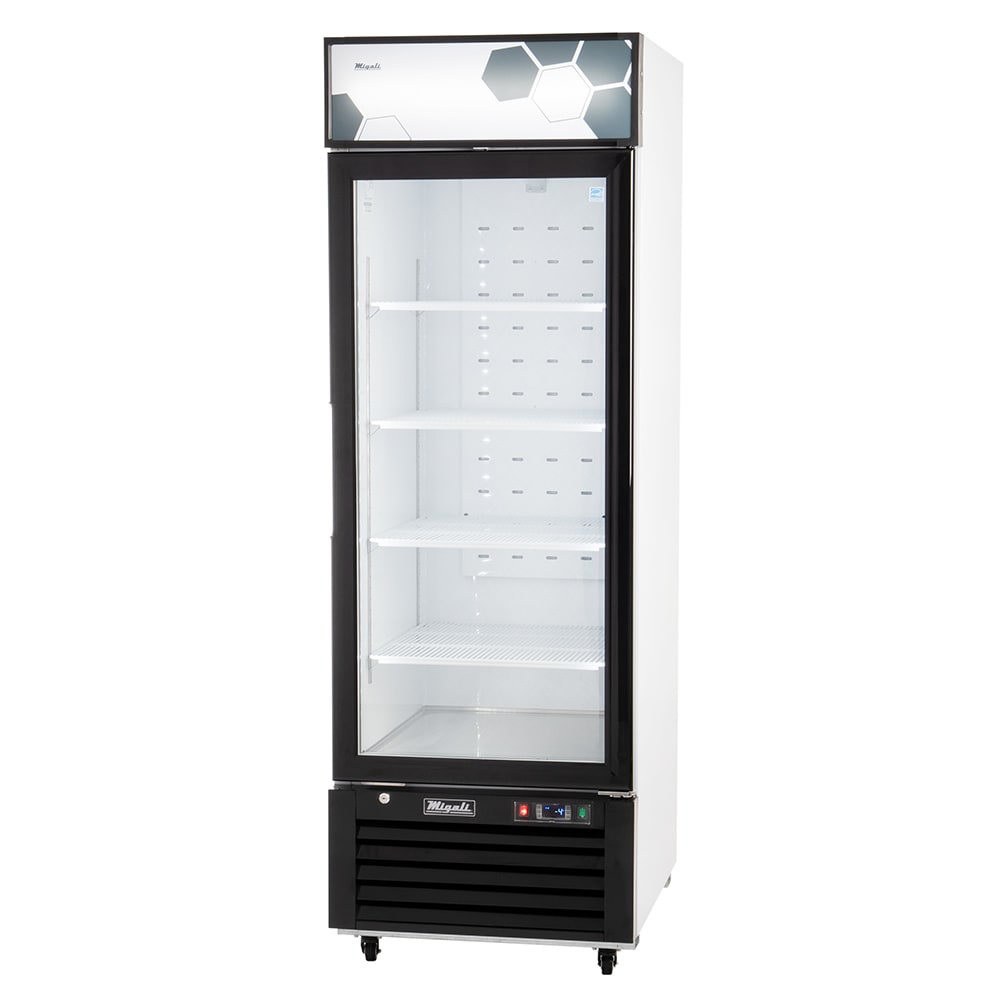Migali C-23FM-HC 27" One Section Display Freezer w/ Swing Door - Bottom ...