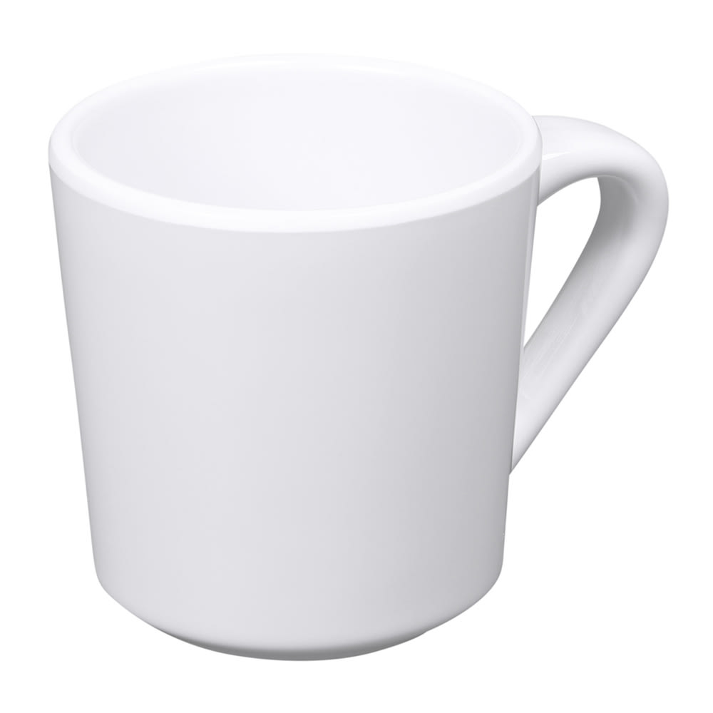 Elite Global Solutions 14 oz Melamine Mug, White (DC14-W)