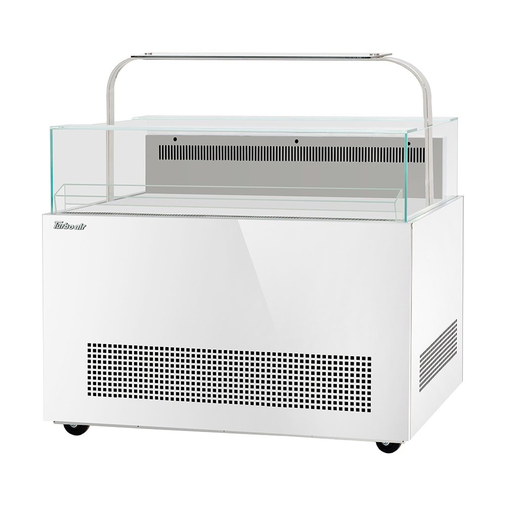 Turbo Air TOS-50NN-D-W 50 1/4" Horizontal Open Air Cooler w/ (1) Level ...