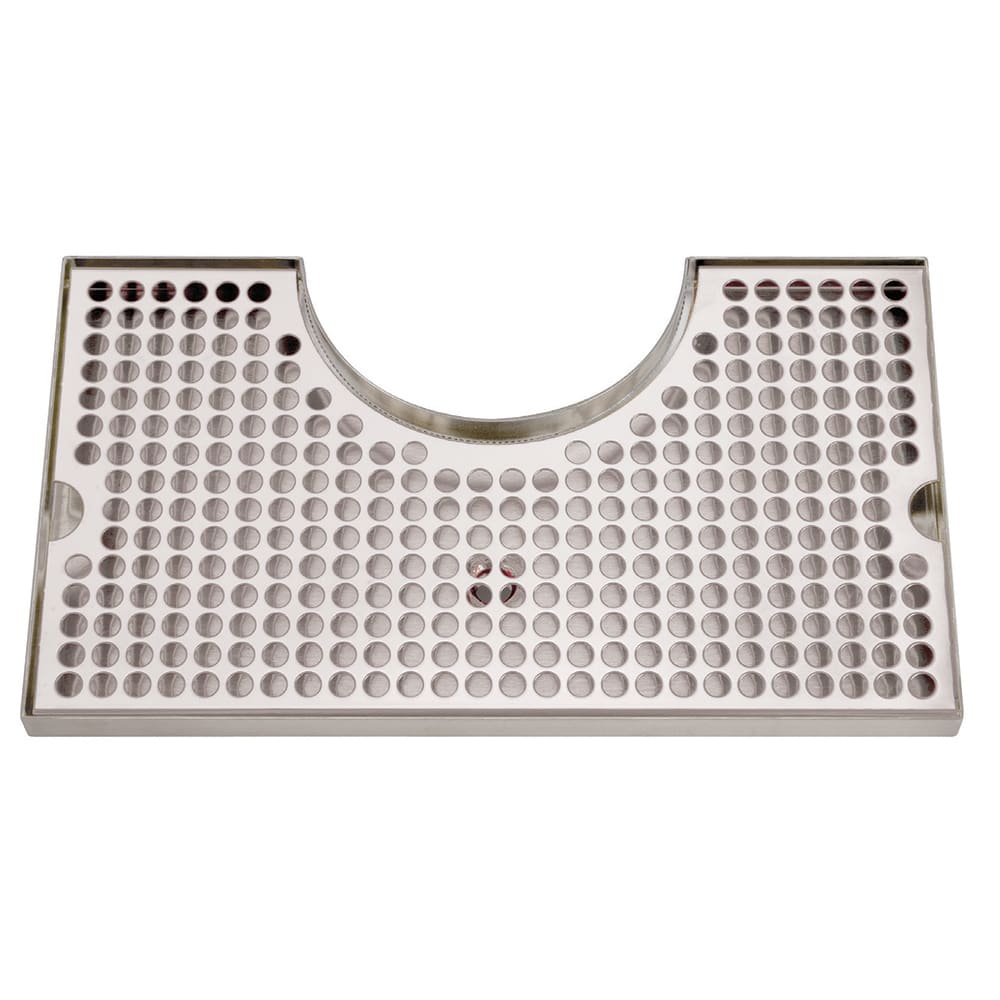 Micro Matic DP-1020D Surface Mount Drip Tray Trough w/ 4" Cutout & 5/8 ...