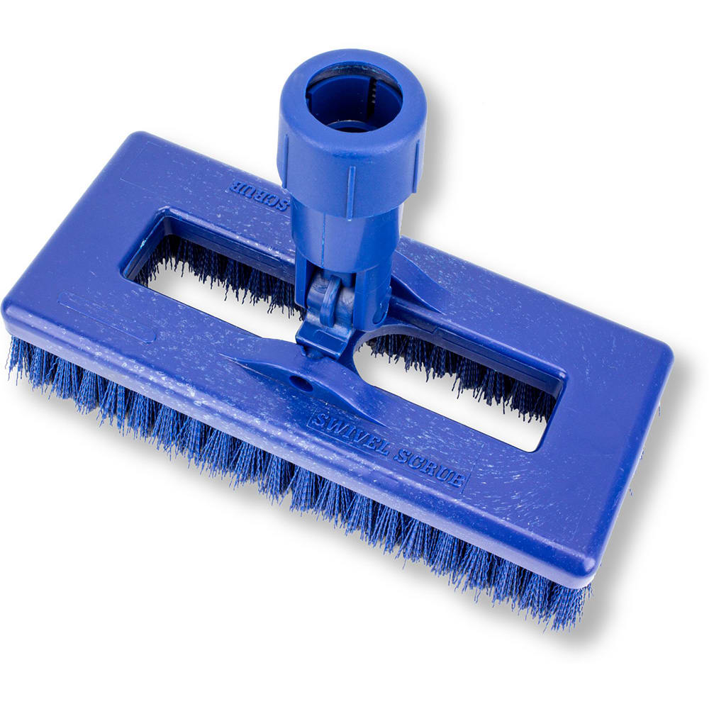 Carlisle 8" Swivel Scrub® Floor Brush Head Only w/ Blue Poly Bristles ...