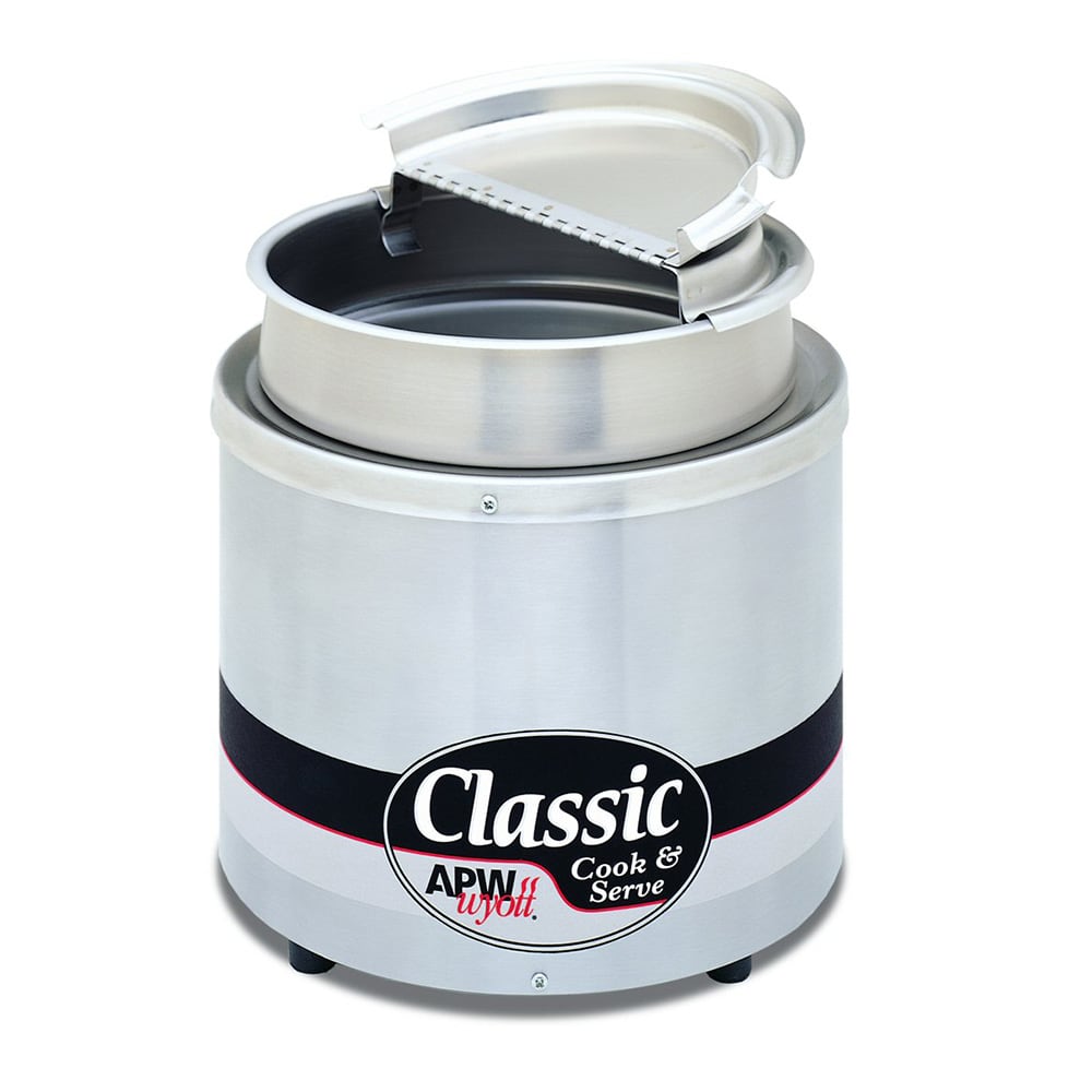APW RCW-11 11 qt Countertop Soup Warmer w/ Thermostatic Controls, 120v