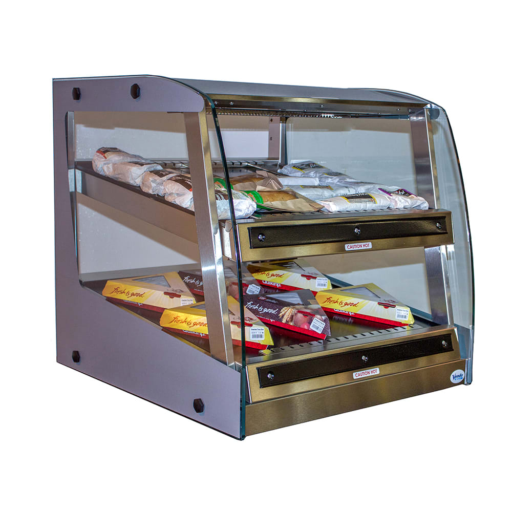 SandenVendo 45 1/2" Self Service Countertop Heated Display Case - (2 ...